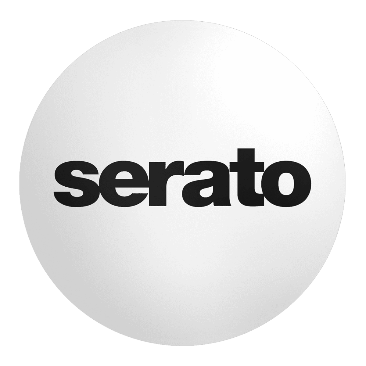 12″ Serato ‘Butter Rug’ Slipmat (White with black logo) - SingaporeProAudio