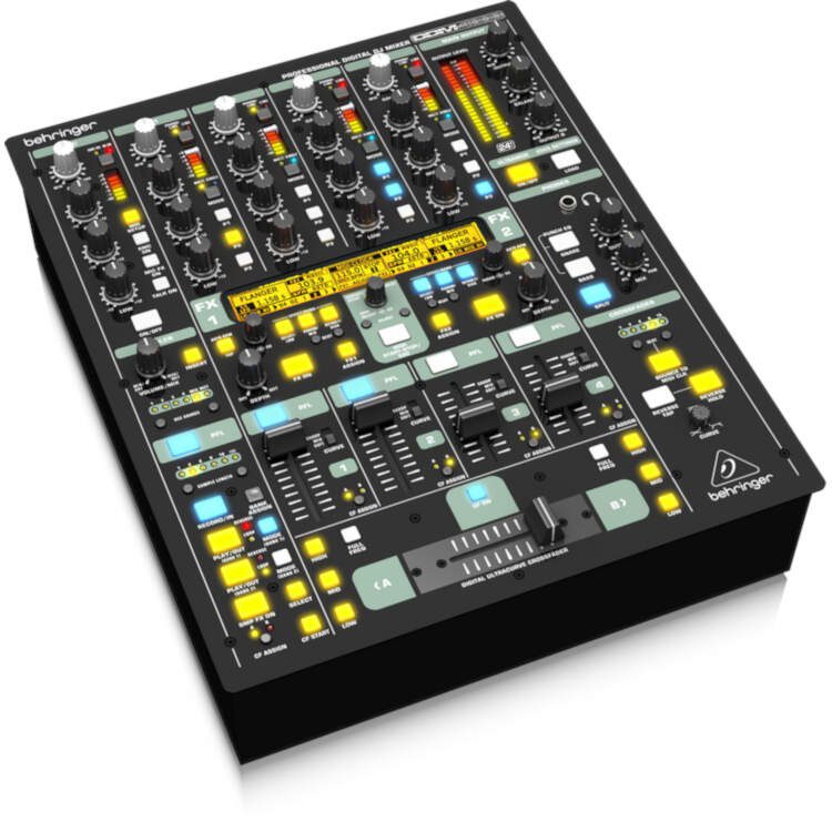Behringer DIGITAL PRO MIXER DDM4000 Ultimate 5-Channel Digital DJ Mixer ...