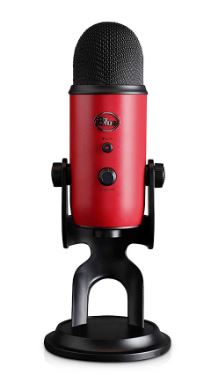 Blue Microphones Yeti USB Microphone, Satin Red - SingaporeProAudio