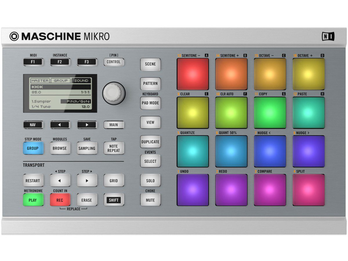 Native Instruments Maschine Mikro MK2 Groove Production, White ...