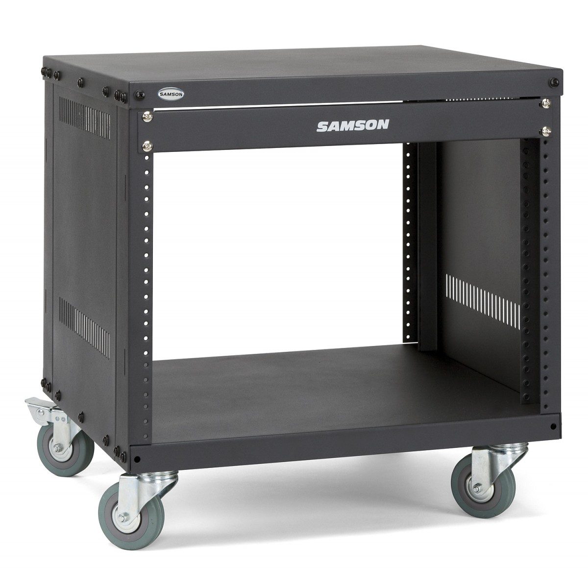 Samson SRK8 8U 19″ Equipment Rack with Castor Wheels - SingaporeProAudio